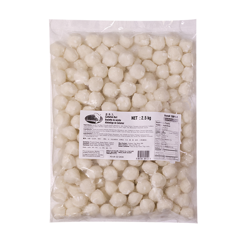 Frozen Food :: Frozen Fish Ball :: NSF-Thailand Cuttlefish Ball 北洋海产泰国墨鱼丸