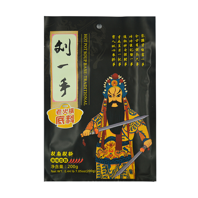 Grocery Hot Pot Base Hot Pot Soup Base Traditional 刘一手老火锅底料