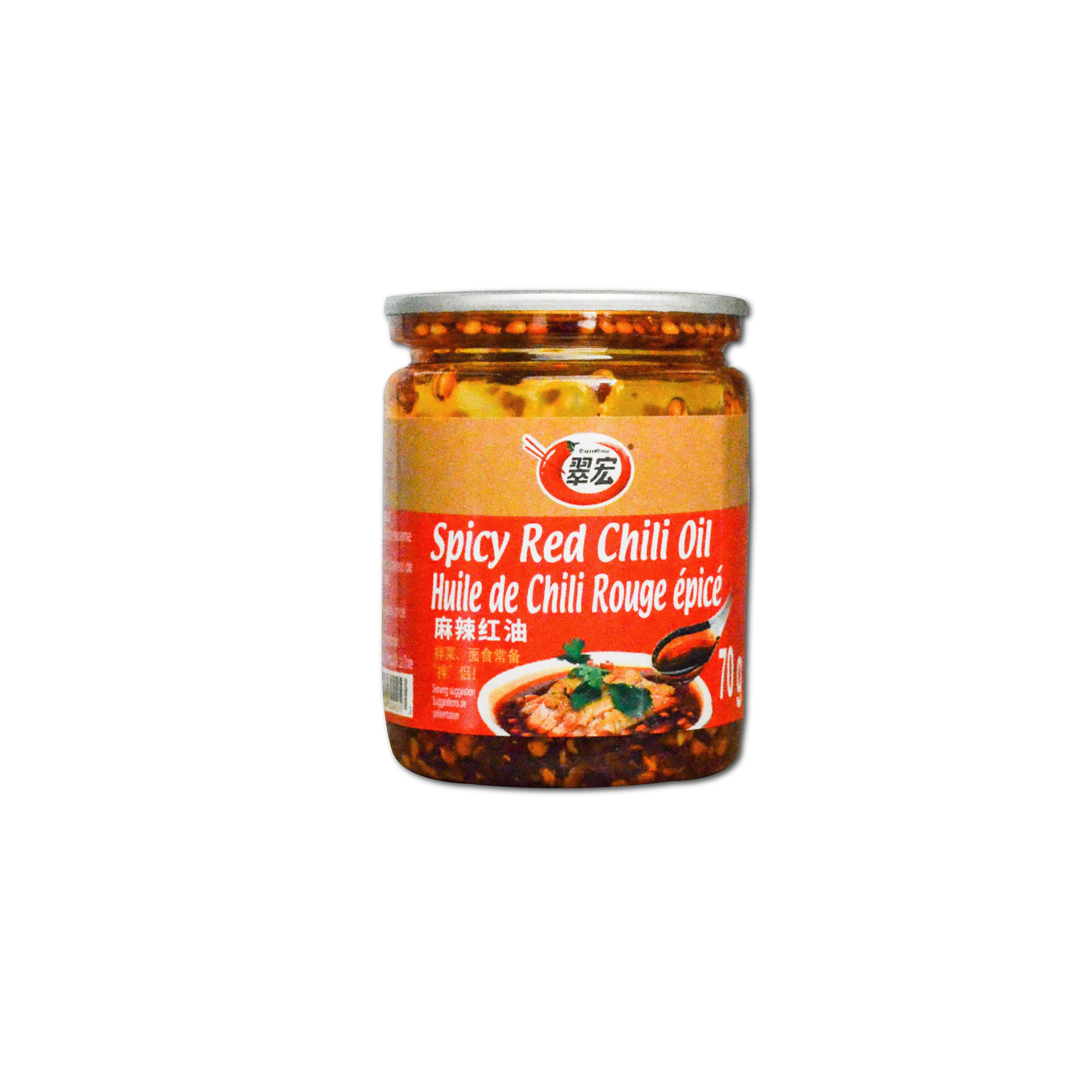 Grocery :: CH-Spicy Red Chili Oil (70g) 翠宏麻辣红油 (70g)