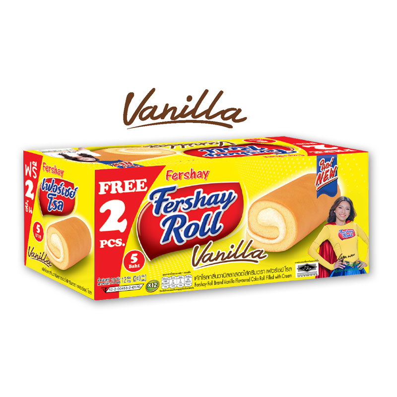 Grocery :: Snacks :: Fershay-Vanilla Cake Roll 香草蛋糕卷