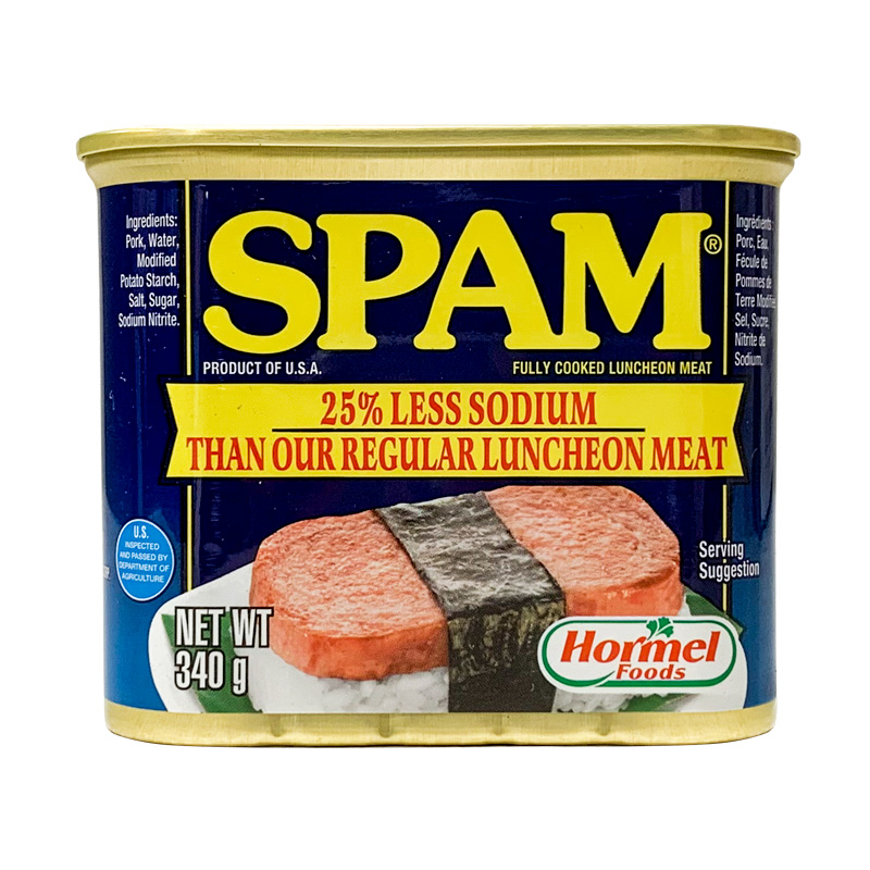Grocery :: Can products :: SPAM 25% Less Sodium Luncheon Meat 世棒低盐午餐肉 340g