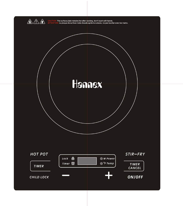 Kitchen Appliances :: Hannex Induction Cooker 电磁炉 ICAT181B 1800W