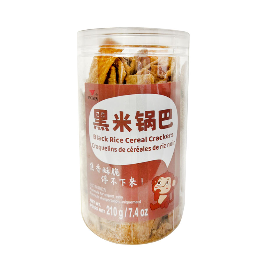 Grocery :: Snacks :: Watson-Black Rice Cereal Crackers 华生-黑米锅巴原味 210g