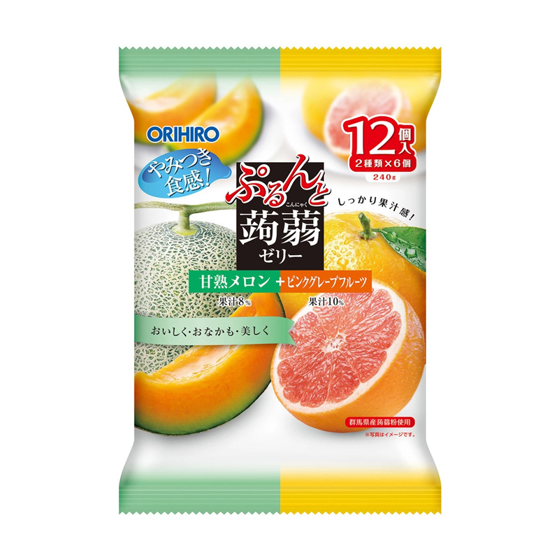 Grocery :: Snacks :: ORIHIRO-Konjac Jelly (Sweet Ripe Melon + Pink ...