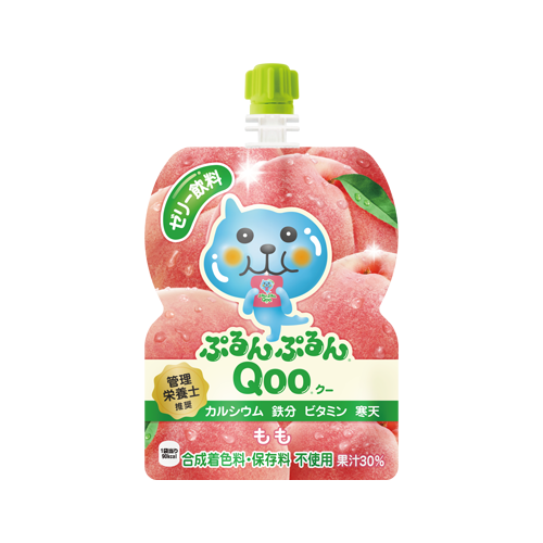 Grocery :: Drinks :: Purun Purun Qoo Peach Flavor 酷儿桃子果冻饮料 125g