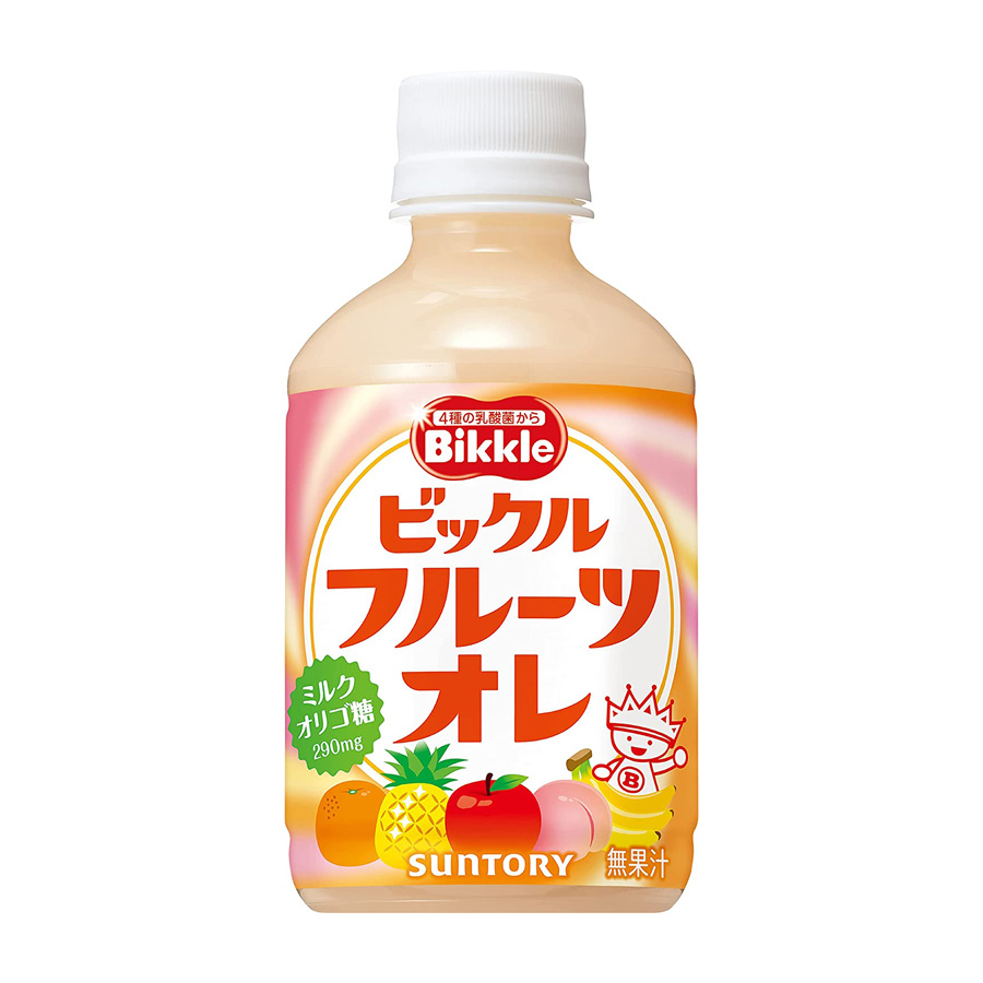 Grocery :: Drinks :: Suntory-Bikkle Fruit au Lait 三得利水果风味乳酸菌饮料 (280ml)