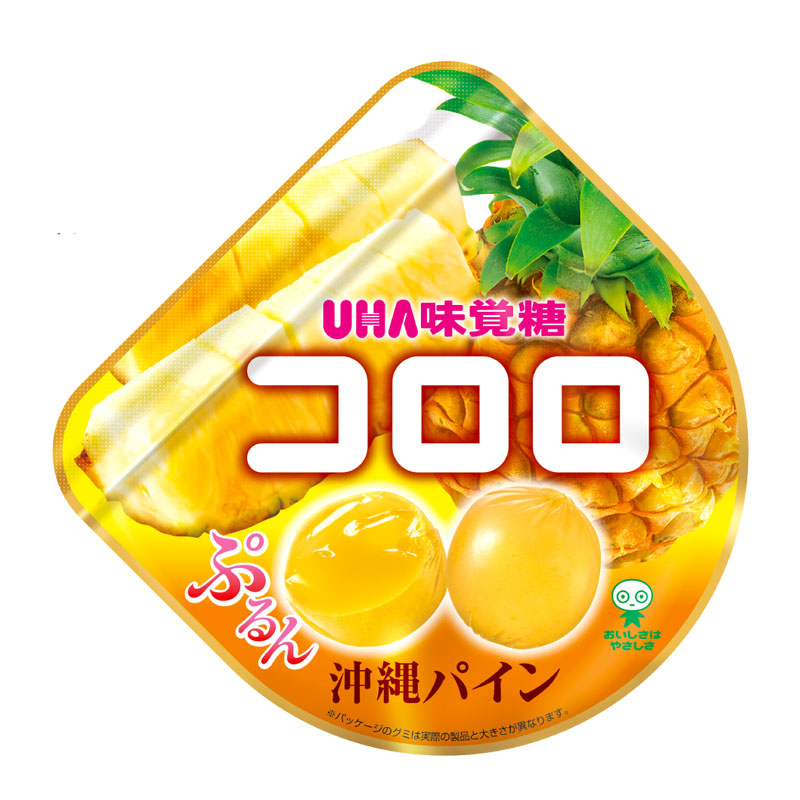 Grocery :: Snacks :: UHA Cororo Gummy(okinawa pineapple) 味觉糖-果汁软糖(冲绳菠萝味) 40g