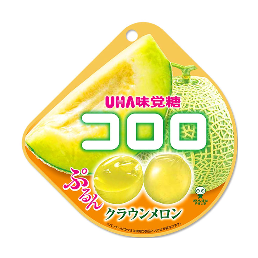 Grocery :: Snacks :: UHA Cororo Gummy(Crown Melon) 味觉糖-果汁软糖(哈密瓜味) 40g