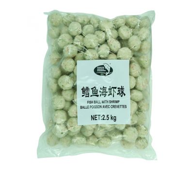 Frozen Food :: Frozen Fish Ball :: NSF-Shrimp Fish Ball 北洋海产鳕鱼海虾球