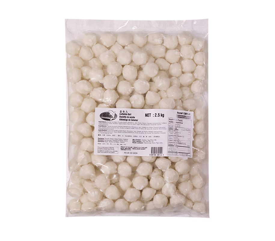 Frozen Food :: Frozen Fish Ball :: NSF-Thailand Cuttlefish Ball 北洋海产泰国墨鱼丸