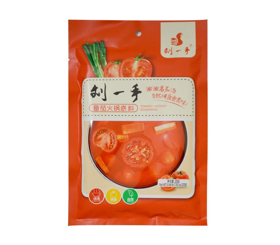 Grocery Hot Pot Base Hot Pot Soup Base Tomato 刘一手番茄火锅底料