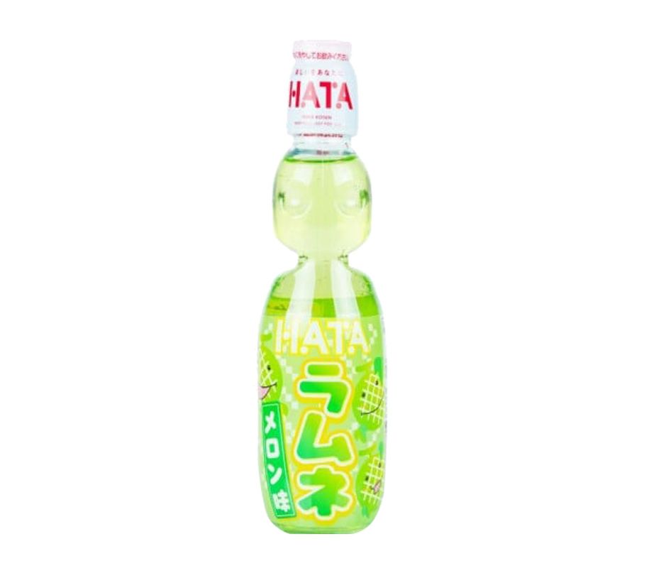 Grocery :: Drinks :: Hatakosen Ramune Soda(Melon Flavour) 弹珠汽水(哈密瓜) 200ml