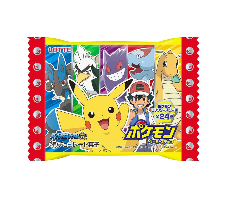 Grocery :: Snacks :: Lotte Pokemon wafer chocolate 乐天宠物小精灵威化巧克力 23g