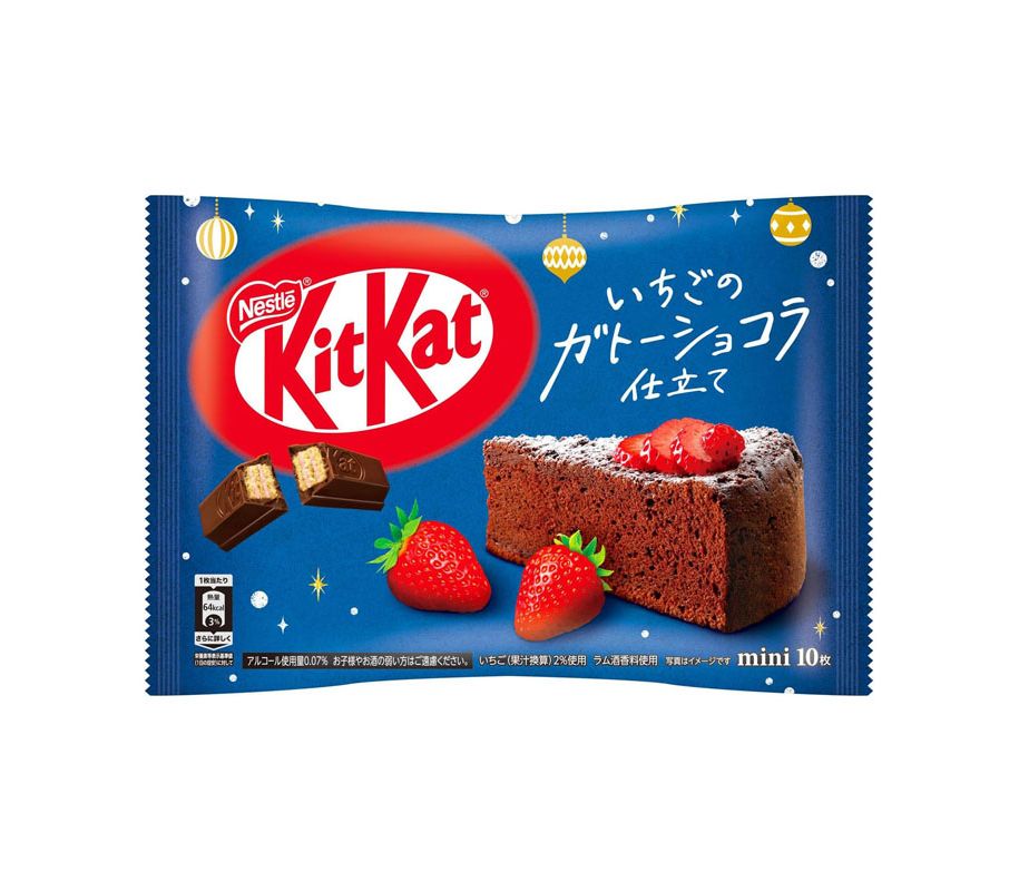 Grocery :: Snacks :: Nestle KitKat Strawberry Gateau Chocolat Style 雀巢奇巧草莓夹心巧克力威化饼干 10枚入 116g