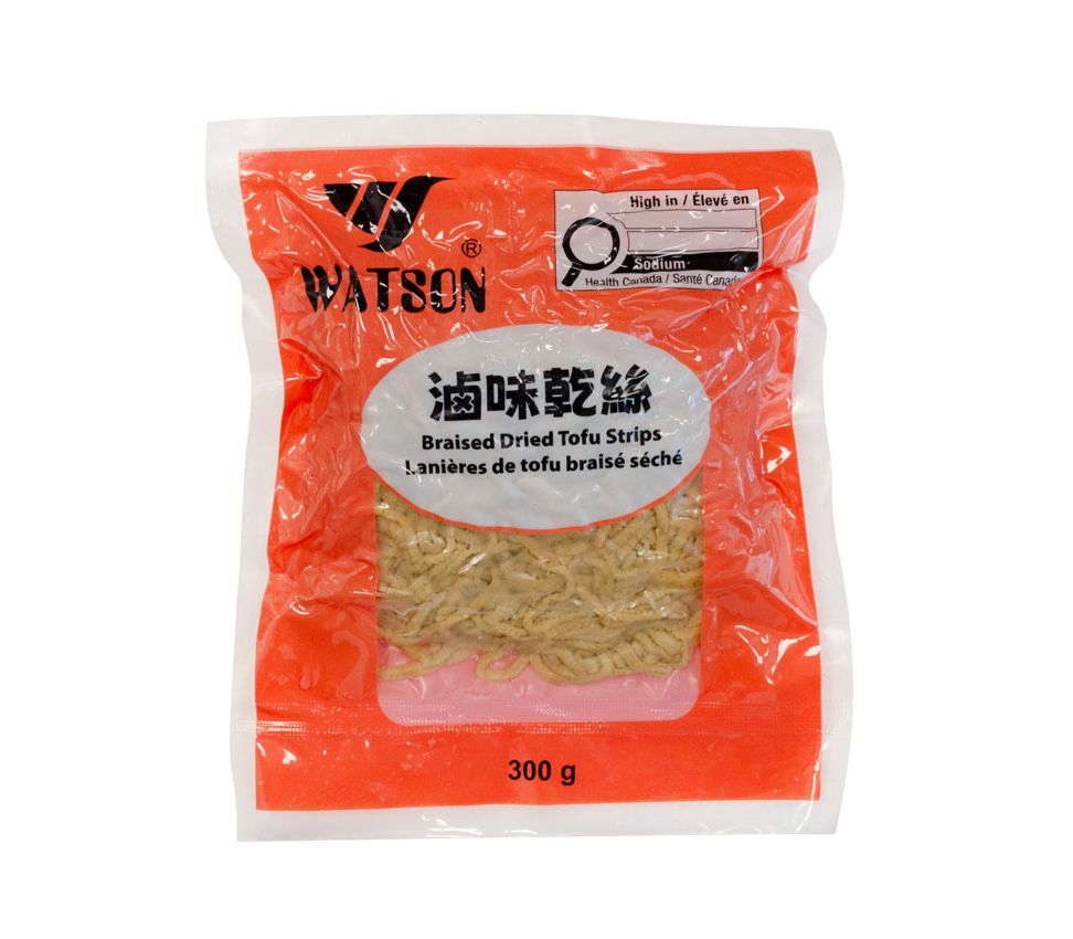 冷冻类 :: 冷冻豆制品 :: Watson Braised Dried Tofu Strips 华生卤味干丝 300g